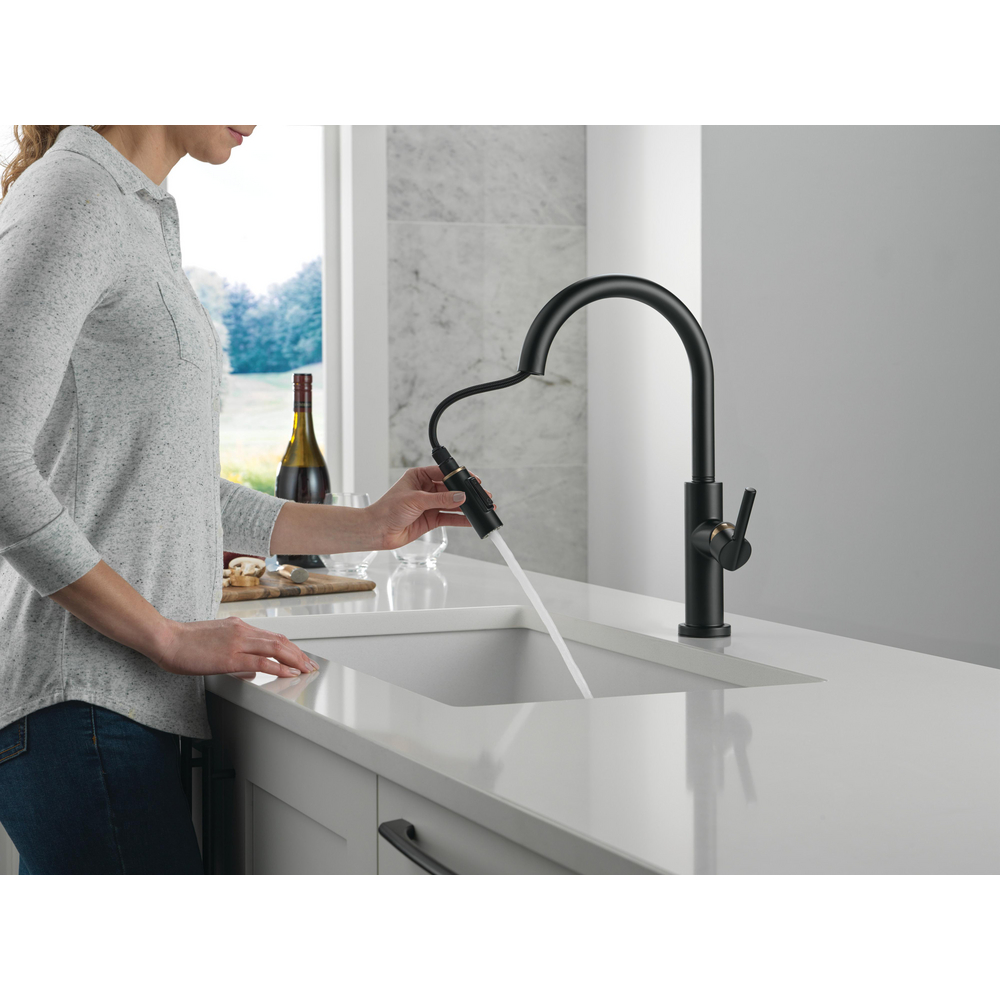 Nicoli J Spout GZ 19867LF-GZ | Delta Faucet