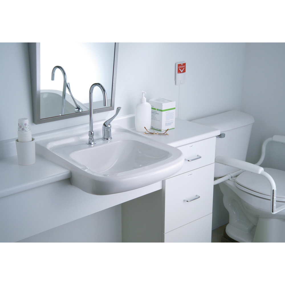 Single Control Mixing Faucet with Gooseneck Spout - Less Pop-Up 24T2673 ...