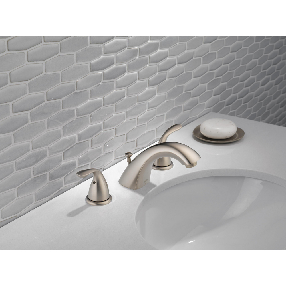 Two Handle Widespread Bathroom Faucet 3530LF-SSMPU | Delta Faucet