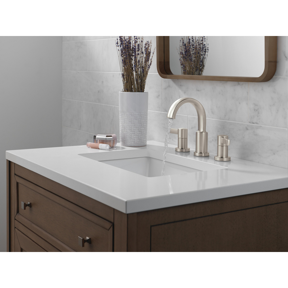 Two Handle Widespread Bathroom Faucet 35855LF-SP | Delta Faucet