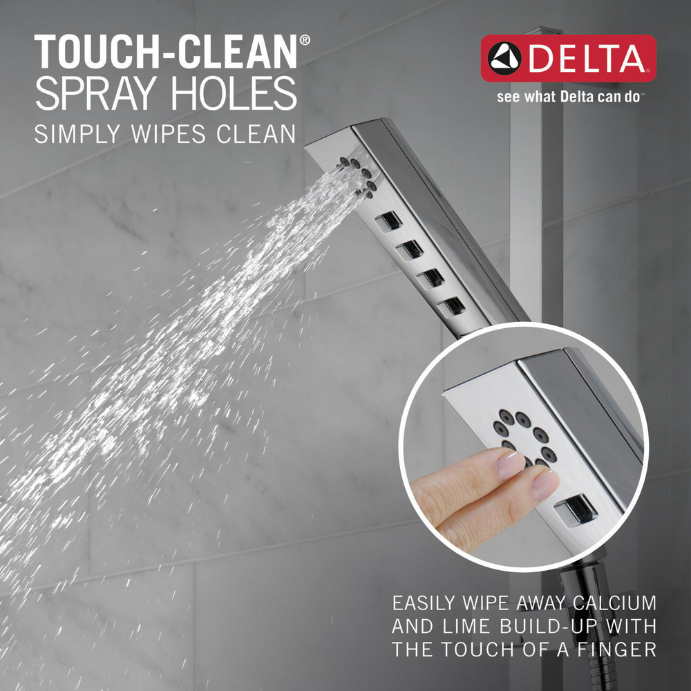 H2Okinetic 3-Setting Slide Bar Hand Shower 51799-PR | Delta Faucet