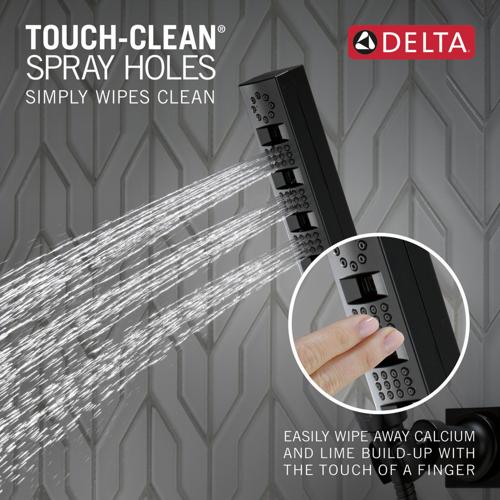 H2Okinetic 4-Setting Wall Mount Hand Shower 55140-BL | Delta Faucet