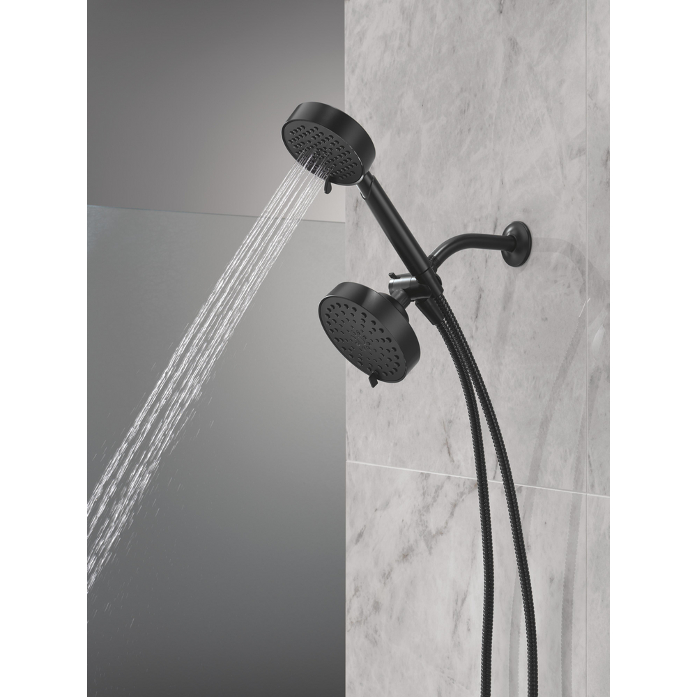 5-Setting Two-in-One Combination Shower with Additional Mount 75756BL ...