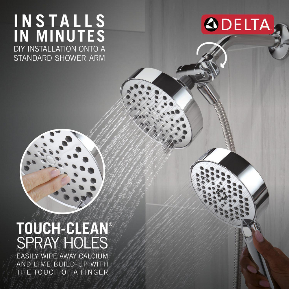 5-Setting Two-in-One Combination Shower with Additional Mount 75756 ...
