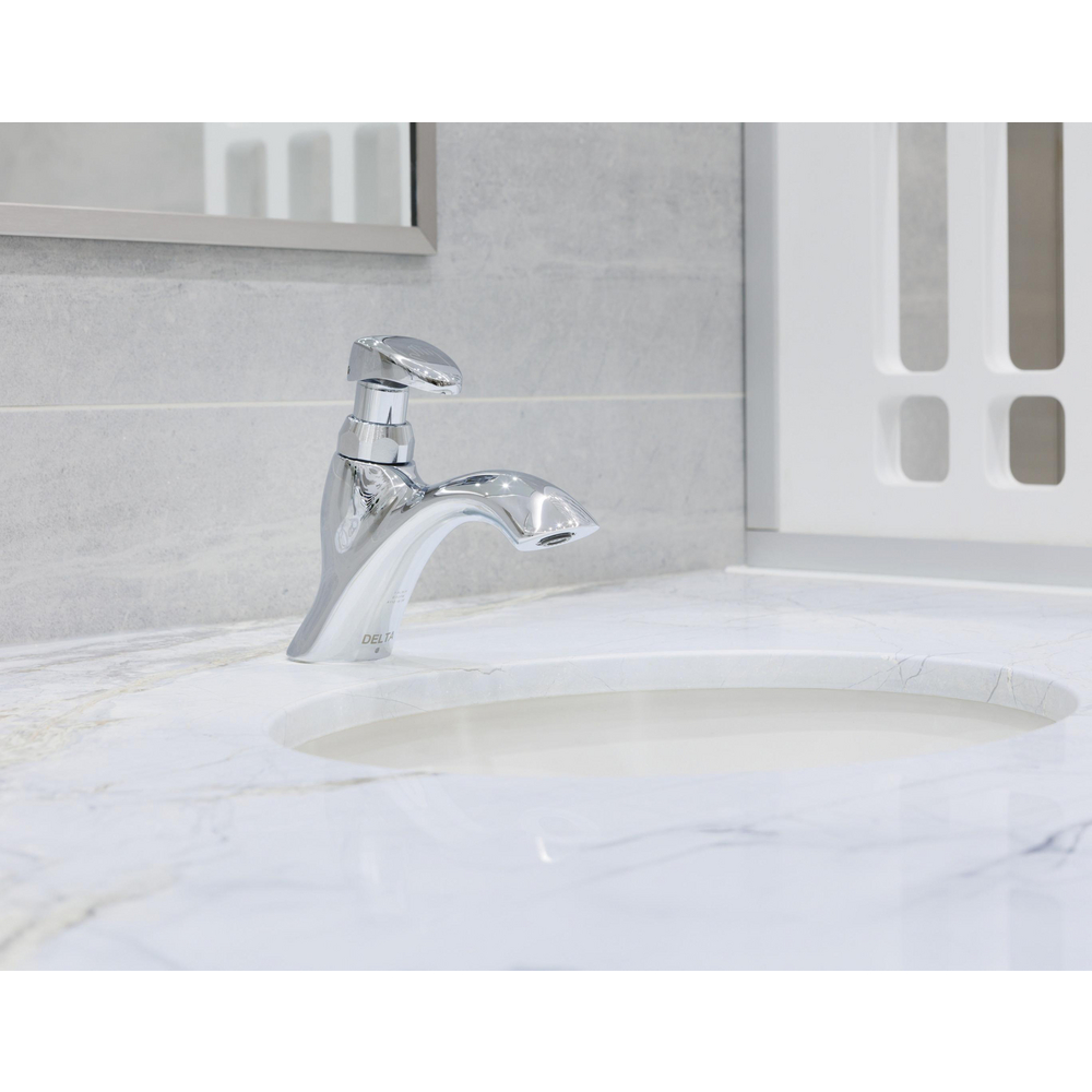 Single Hole Metering Slow-Close Lavatory Faucet 87T111 | Delta Faucet