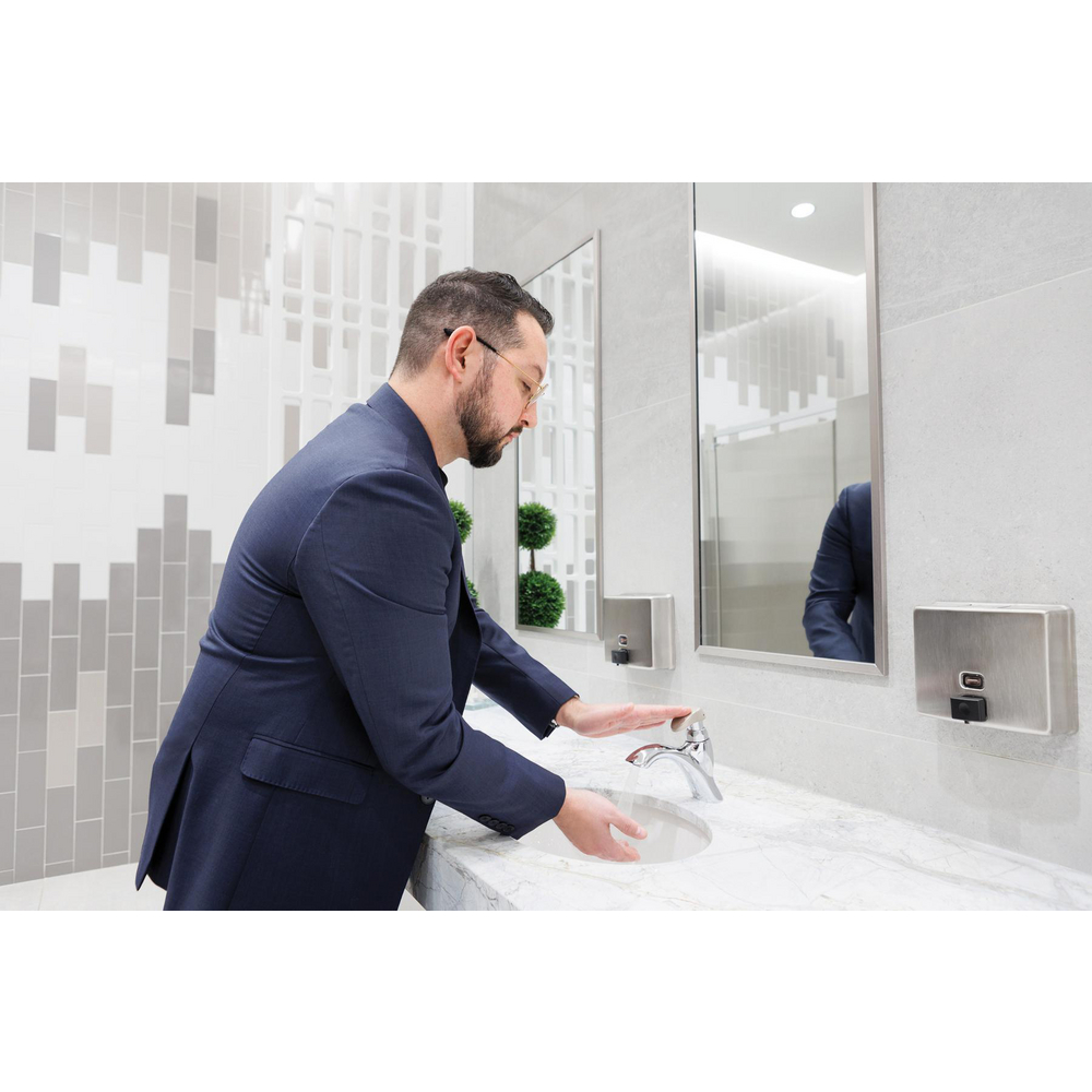 Single Hole Metering Slow-Close Lavatory Faucet 87T111 | Delta Faucet