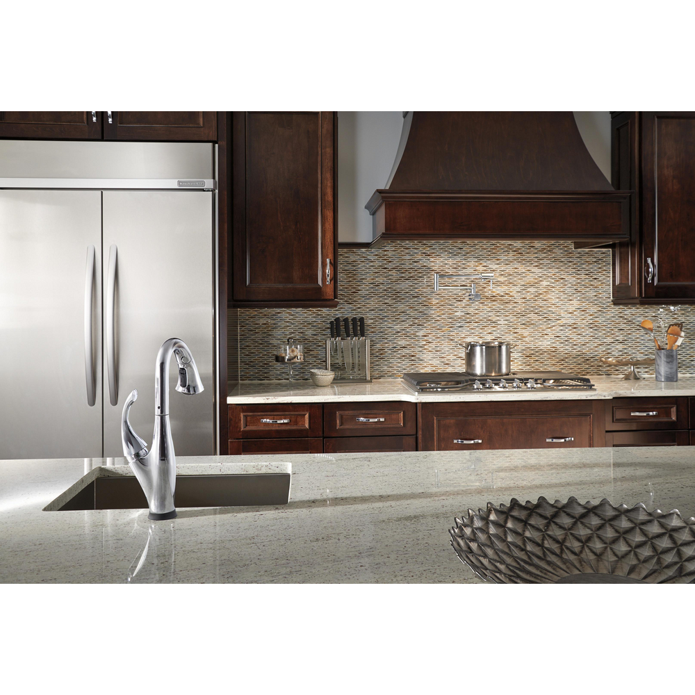 Single Handle Pull-Down Bar / Prep Faucet with Touch2O Technology 9992T ...