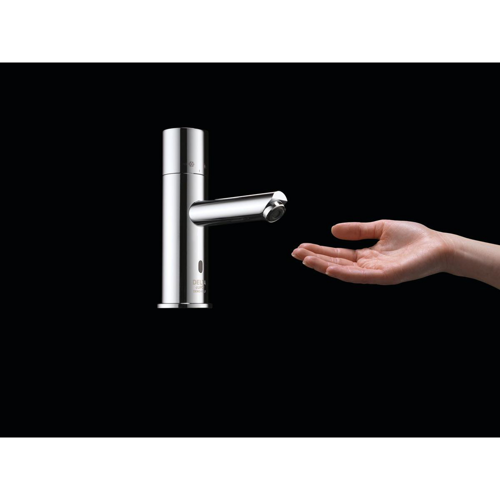 Electronic Thermostatic Metering Lavatory Faucet with Mixer - Battery ...