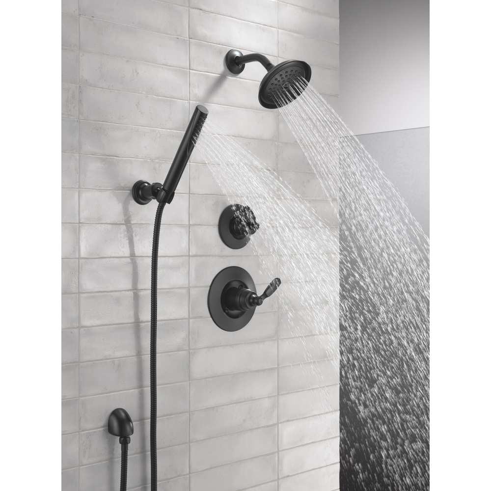 Premium Single-Setting Adjustable Wall Mount Hand Shower 55085-BL ...