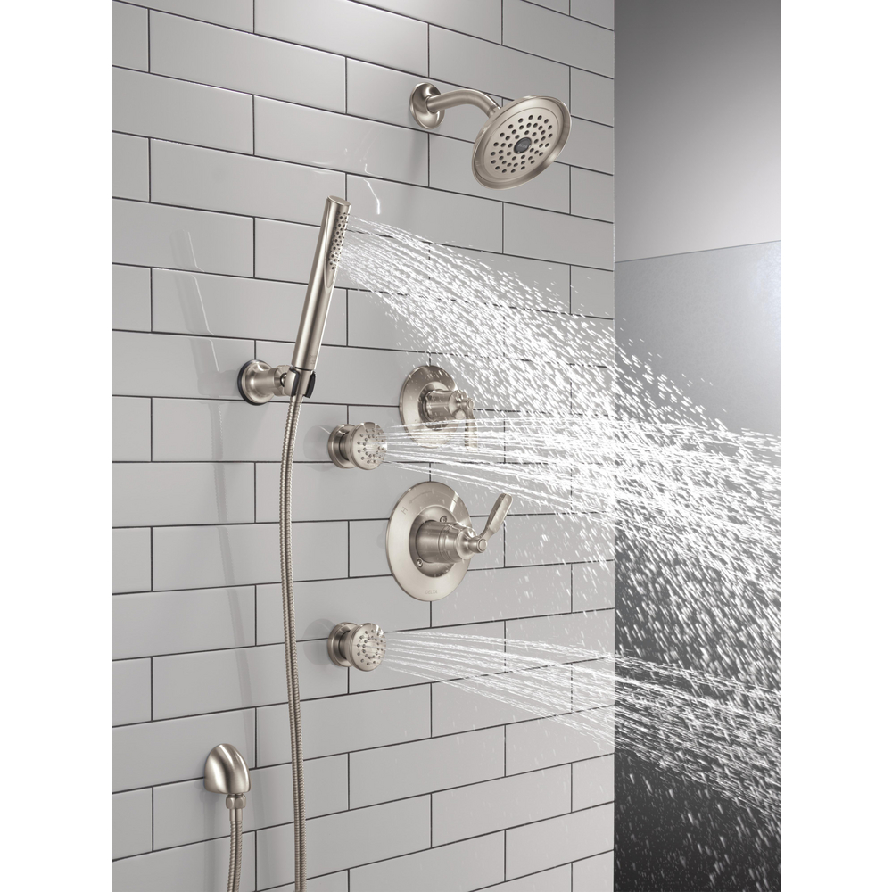 Premium Single-Setting Adjustable Wall Mount Hand Shower 55085-SS ...