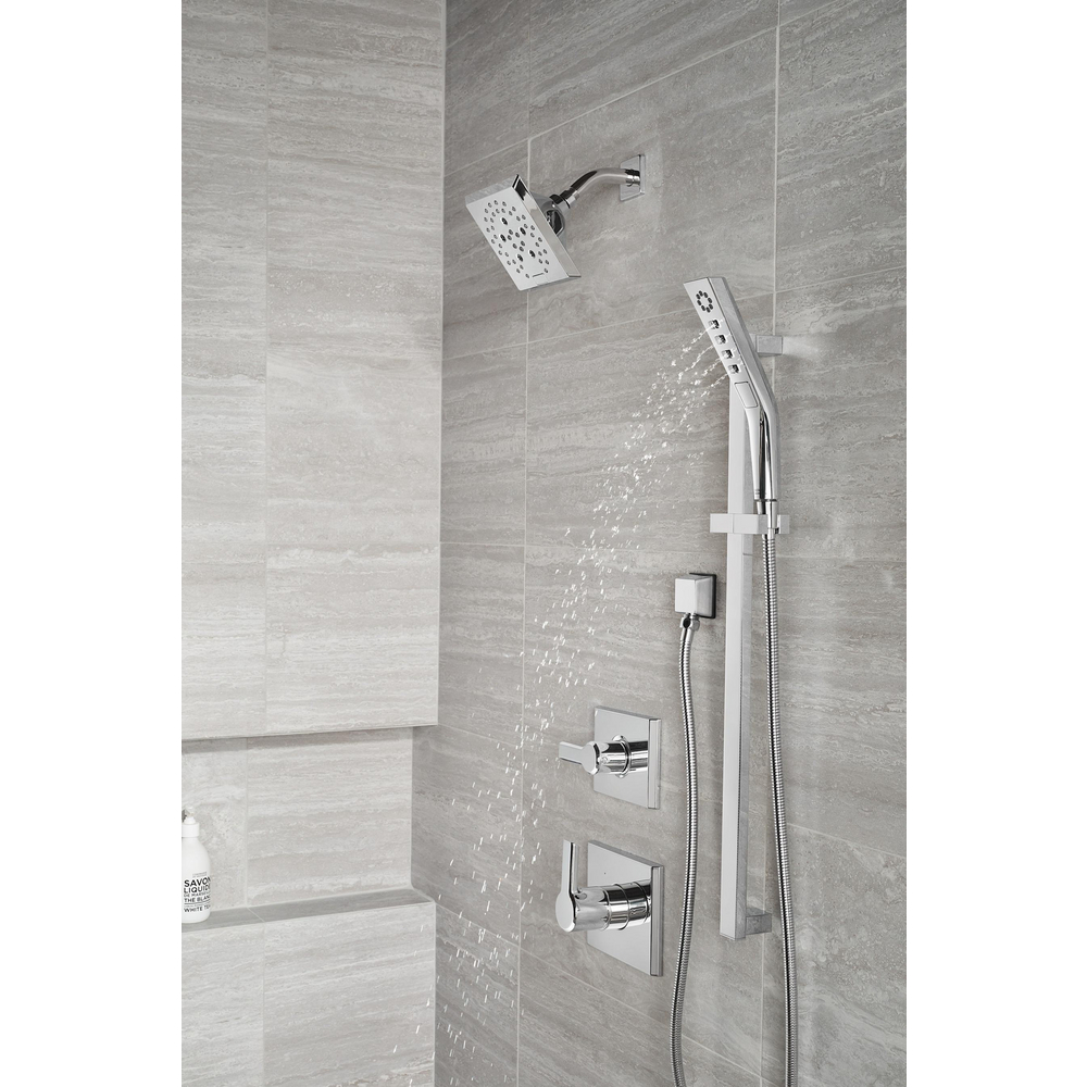 H2Okinetic 3-Setting Slide Bar Hand Shower 51799-PR | Delta Faucet