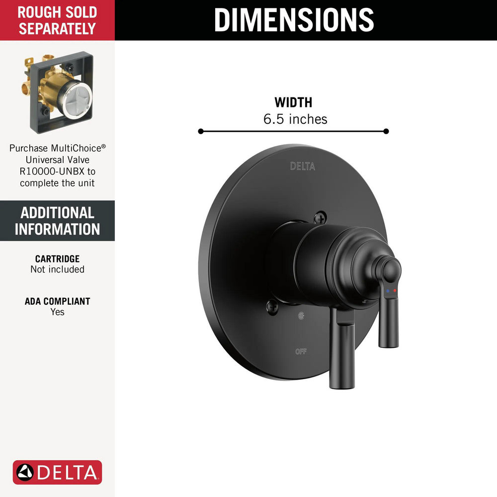 Monitor 17 Series Valve Trim Only T17035-BL | Delta Faucet
