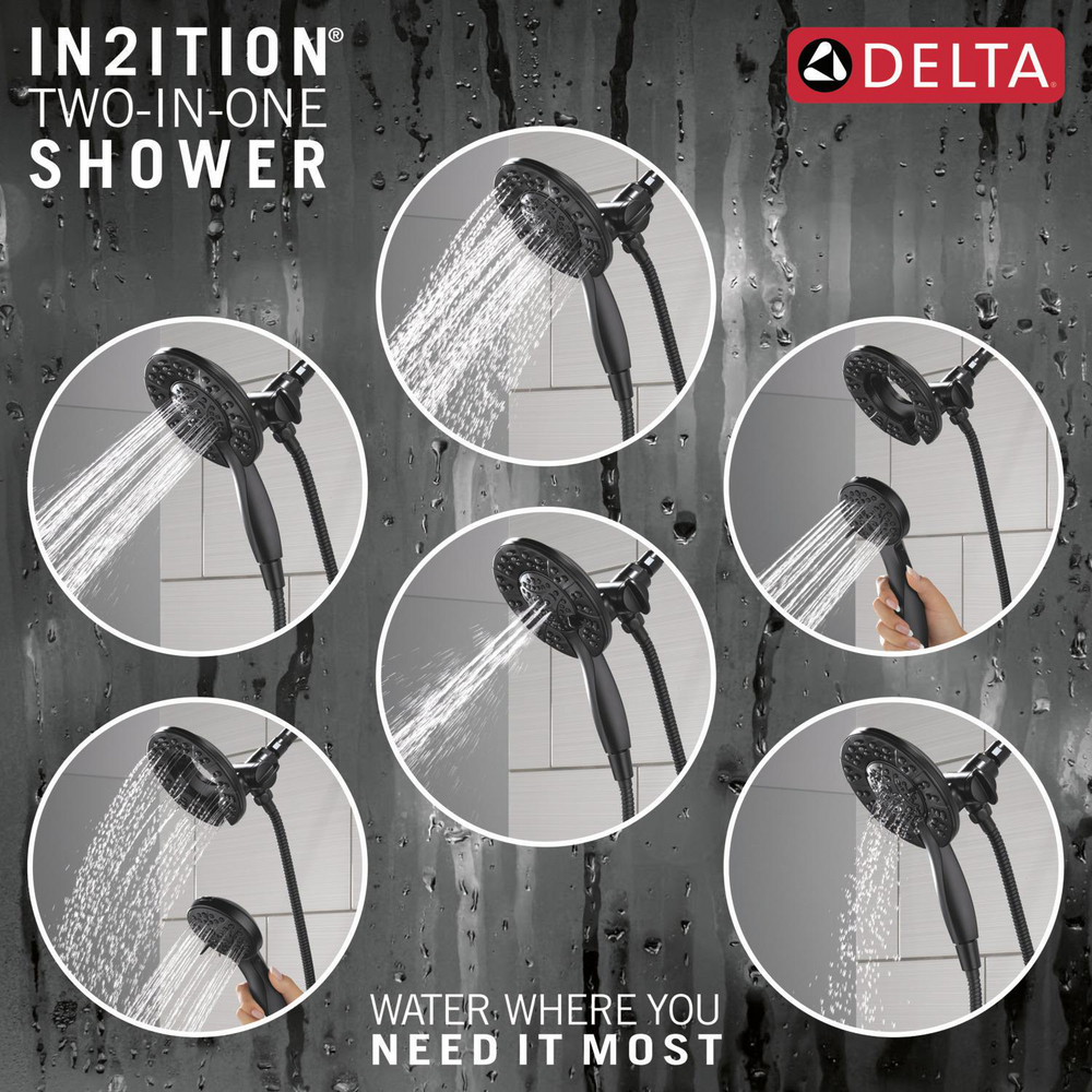 Monitor 17 Series Shower Trim with In2ition T17242-BL-I | Delta Faucet