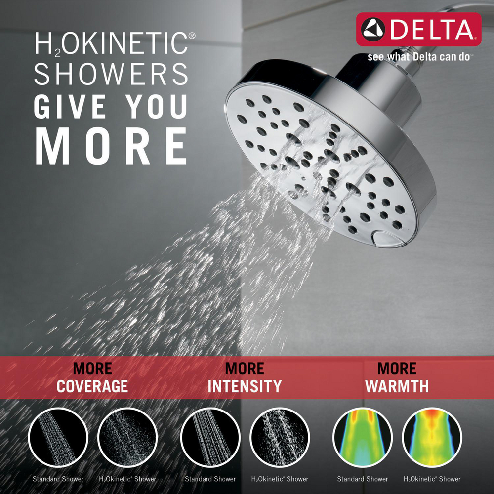 17S Tub Shower Trim with H2OKinetic T17472-PR | Delta Faucet