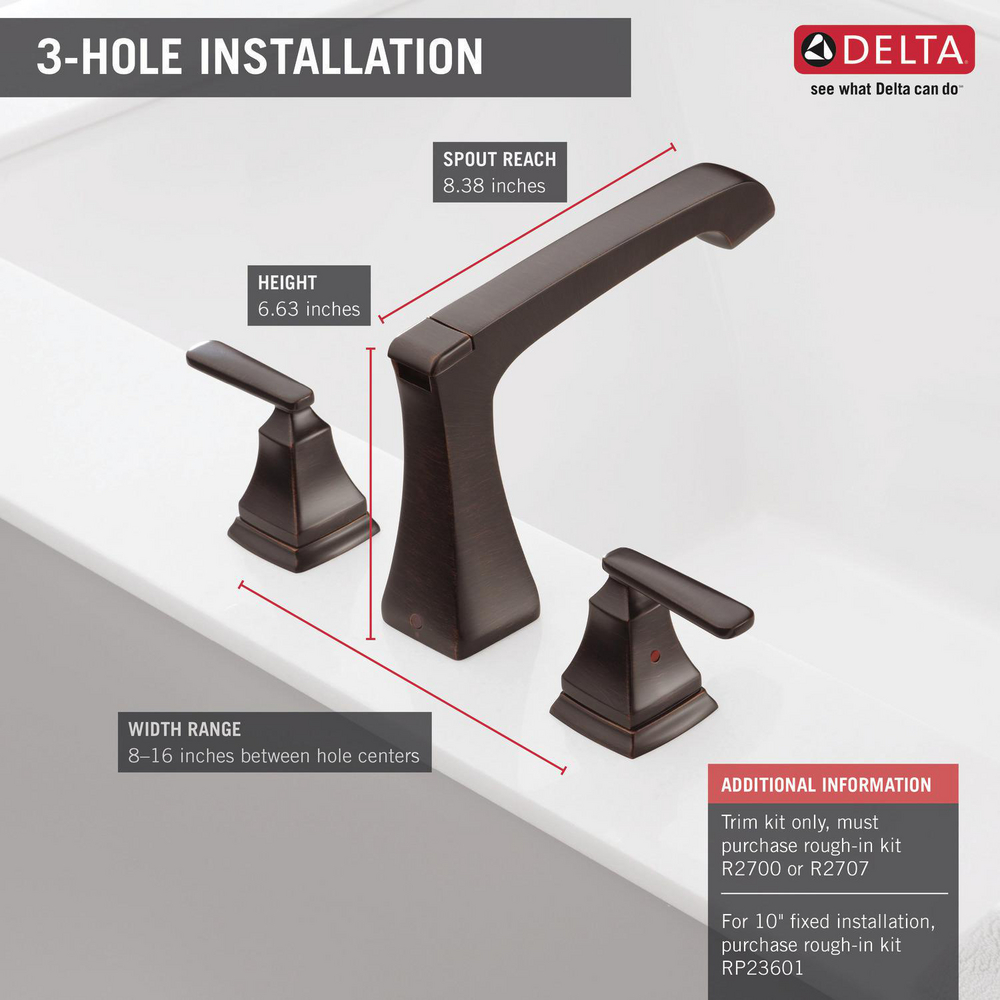 Roman Tub Trim T2764-RB | Delta Faucet