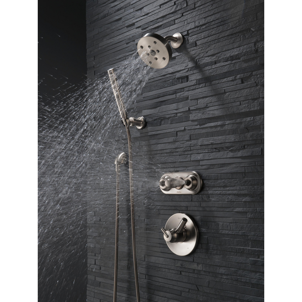 Premium Single-Setting Adjustable Wall Mount Hand Shower 55085-SS ...