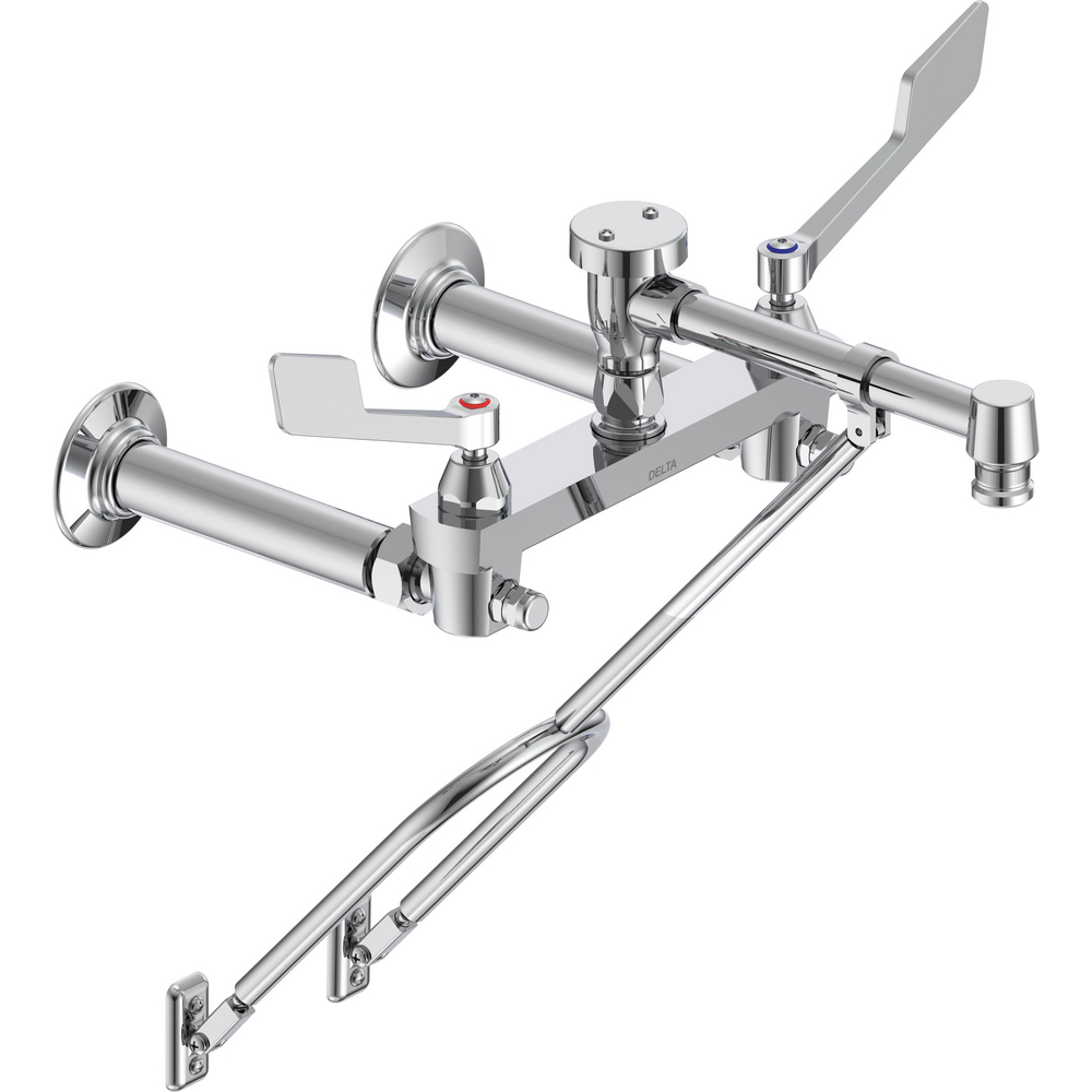 Two Handle 8" Wall-Mount Service Sink Faucet 28C2985 | Delta Faucet