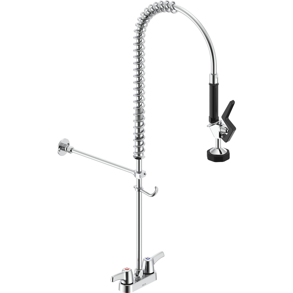 Two-Handle Centerset Deck-mount Pre-Rinse Faucet 55C1313 | Delta Faucet