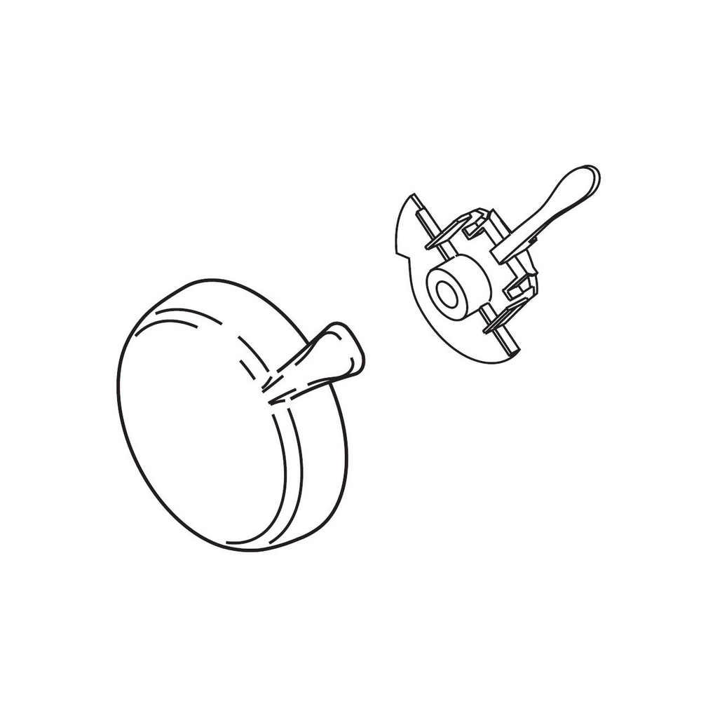 Temperature Knob & Cover - 17 Series RP51307SS | Delta Faucet