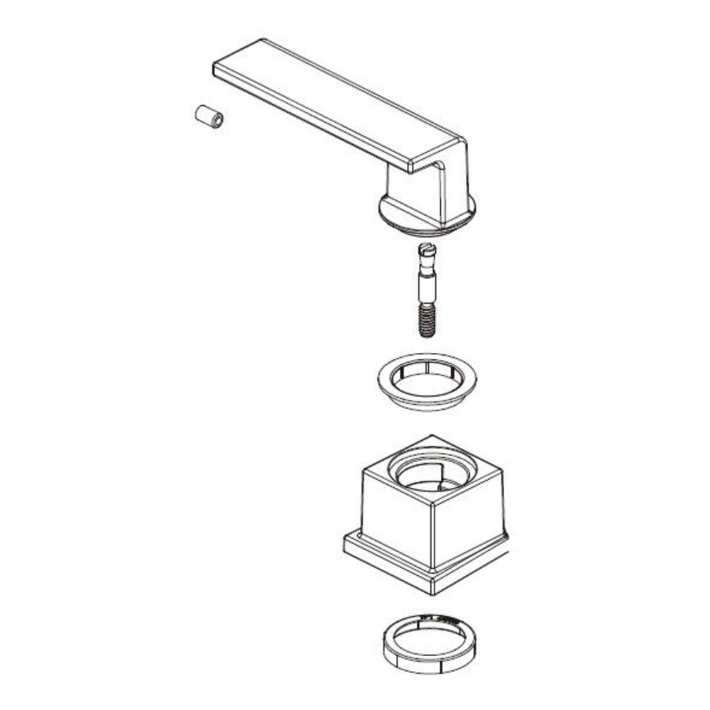 Metal Lever Handle Kit - Hot - Bathroom RP63349 | Delta Faucet