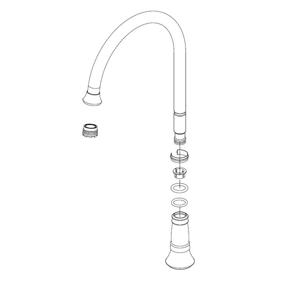 Spout Assembly - Kitchen RP72748CZ | Delta Faucet