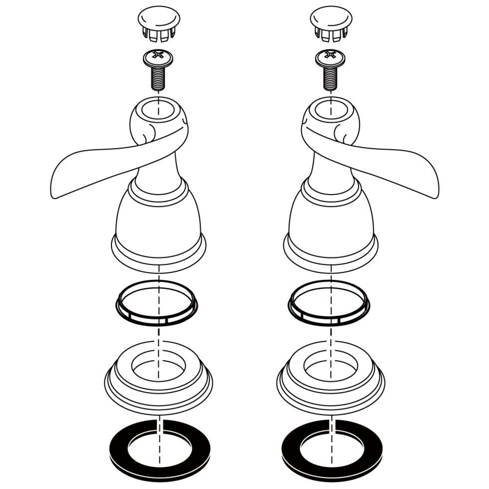 Metal Lever Handle Set RP75267 | Delta Faucet