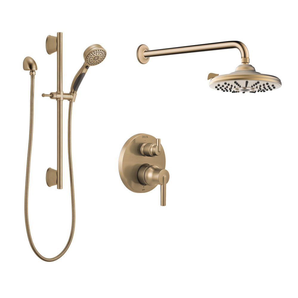 Round Pressure Balance Shower Kit SKD12CZ | Delta Faucet