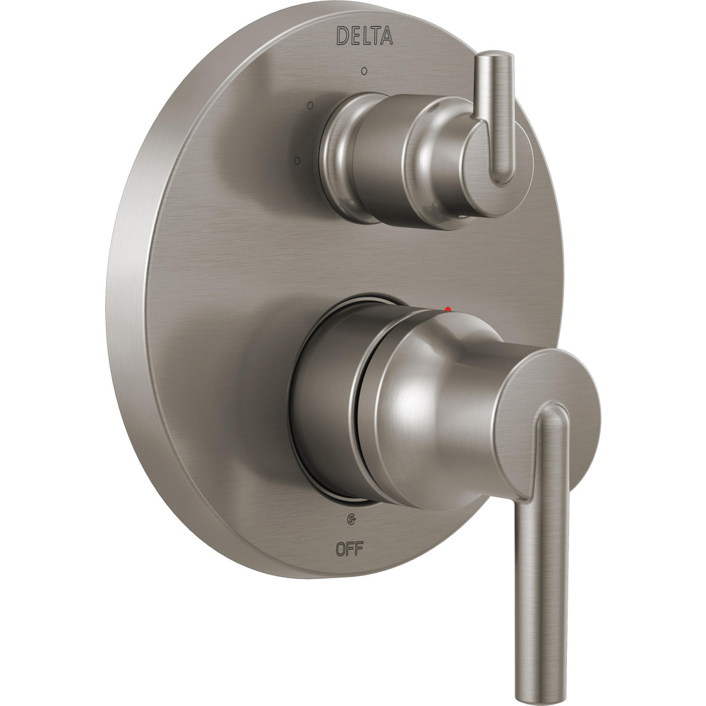 Contemporary Two Handle Monitor 14 Series Valve Trim with 3-Setting ...