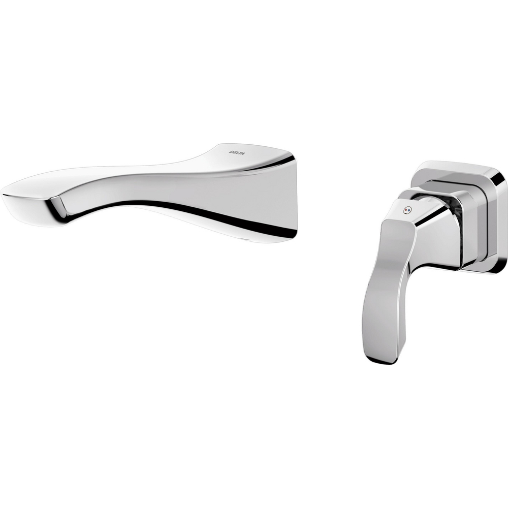 Single Handle Wall Mount Bathroom Faucet Trim T552LF-WL | Delta Faucet