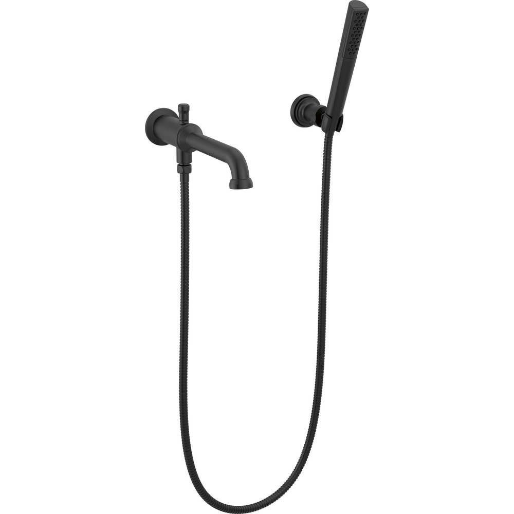 Wall Mount Tub Filler Trim with Hand Shower - Less Handles T5784-BLLHP ...