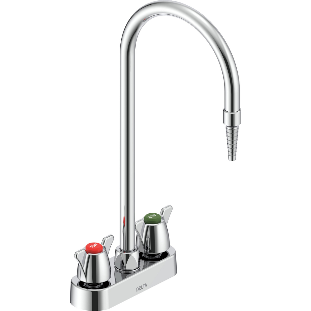 Two Handle 4 In Deck-mount Laboratory Mixing Faucet W6720 | Delta Faucet