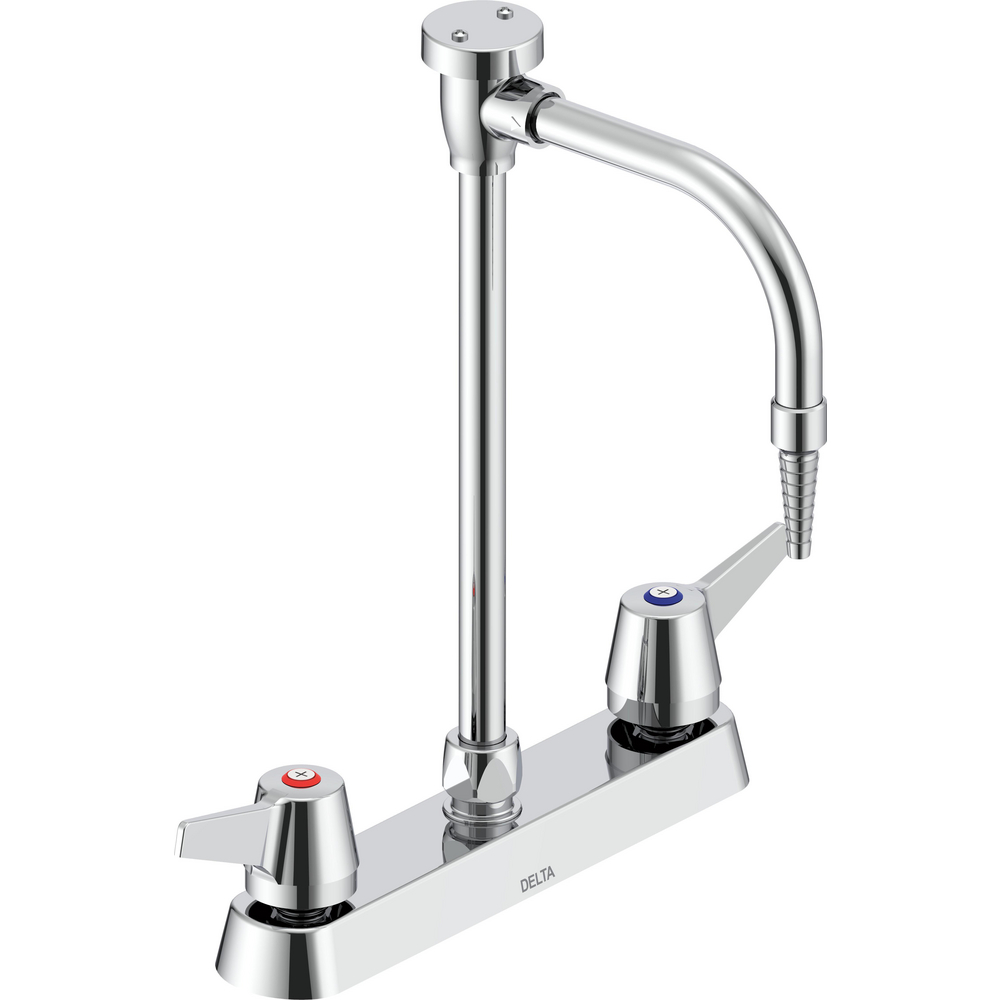Two Handle 8 In Deck-mount Laboratory Mixing Faucet W6740-10-C | Delta ...